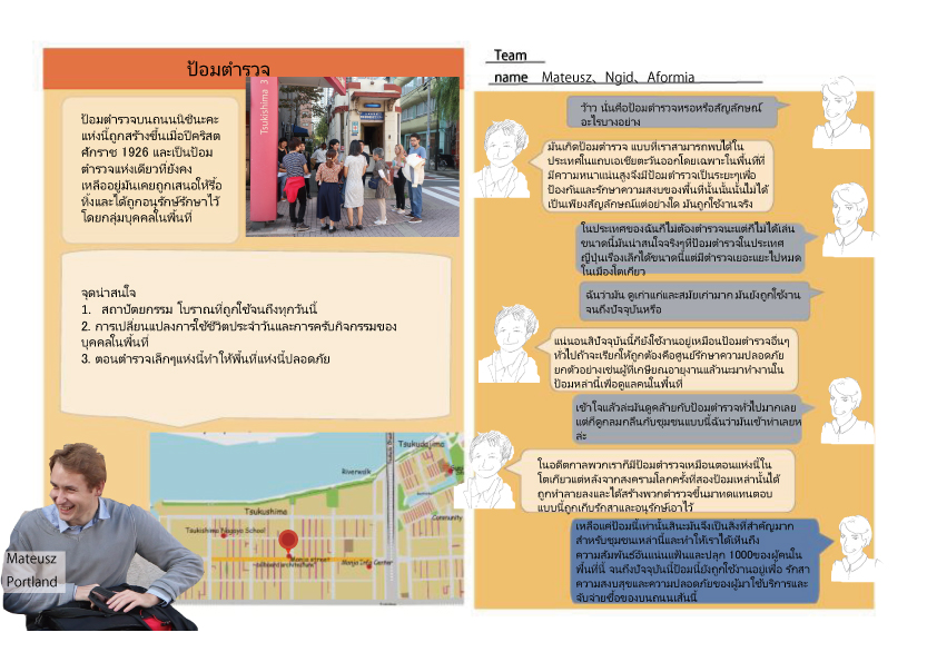 地域安全センター Retro Police Box | 月島長屋学校 Tsukishima-Nagaya-School